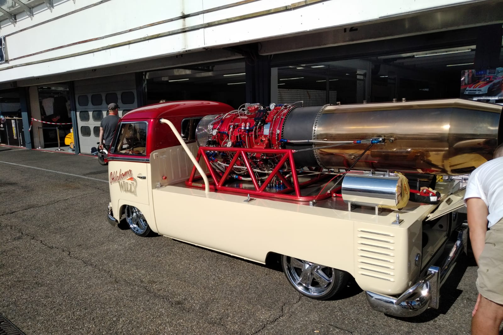 Garrett Motion at NitrOlympX 2019 drag racing at Hockenheimring Germany ...