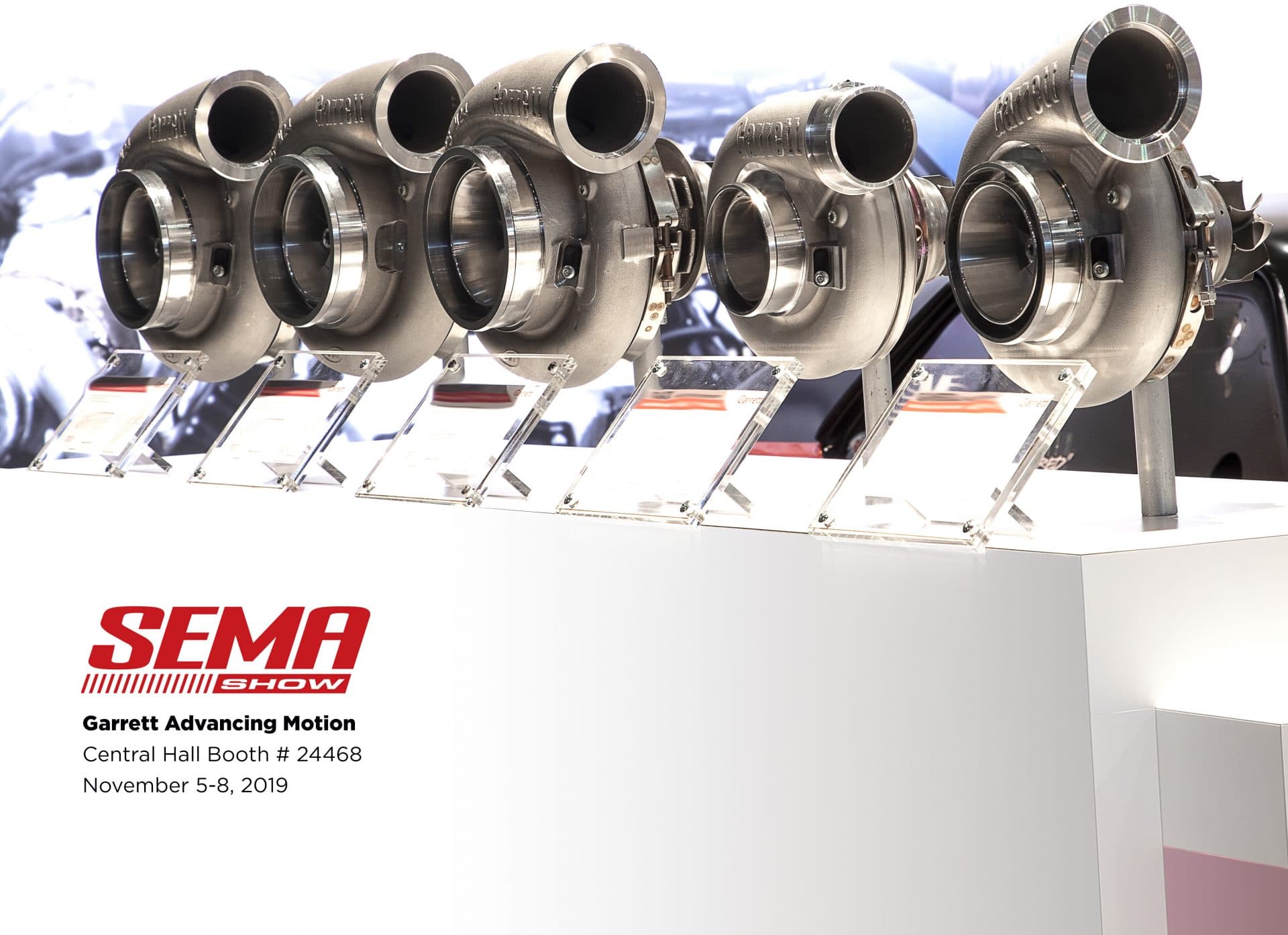 New products unveiled by Garrett Motion team at SEMA 2019 - Garrett Motion