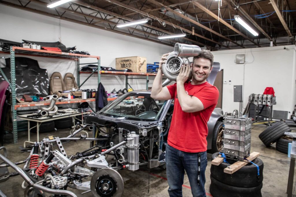 Rob Dahm's AWD 4 Rotor RX7 Makes Its Debut At Hoonigan - Garrett Motion