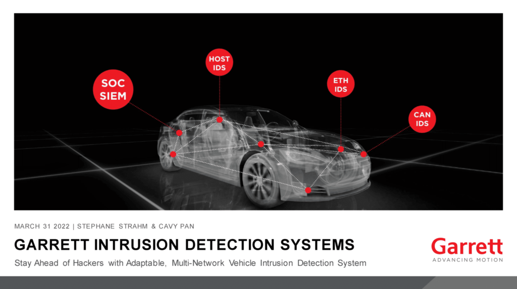 Intrusion Detection System - Garrett Motion